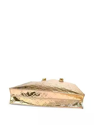 LOUIS VUITTON Pre-owned Monogram Miroir Sac Plat Tote Bag - Gold
