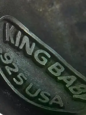 KING BABY STUDIO Sterling Turquoise Signet Ring