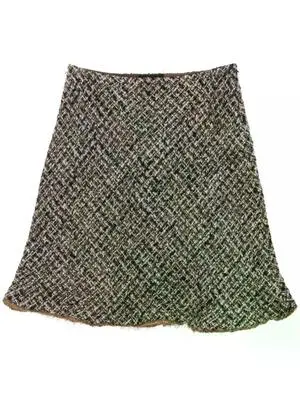 Prada 2000s Tweed Skirt