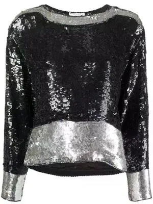 Saint Laurent 1970s Sequin-embellished Top