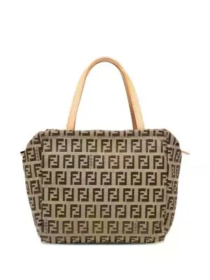 Fendi Zucchino Canvas Handbag