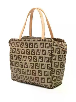 Fendi Zucchino Canvas Handbag