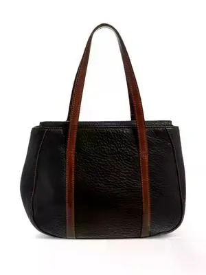 AIGNER Textured Leather Shoulder Bag