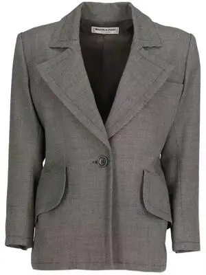 Saint Laurent Pre-owned 1980 Single-breasted Wool Blazer