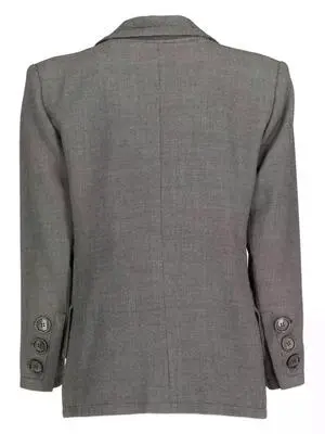 Saint Laurent Pre-owned 1980 Single-breasted Wool Blazer
