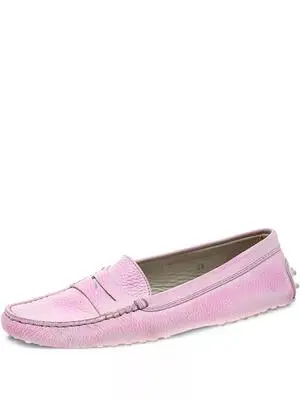TOD'S Vintage Gommino Loafers - Pink