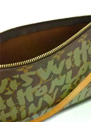 LOUIS VUITTON X Stephen Sprouse Pochette Accessoires Clutch Bag - Green
