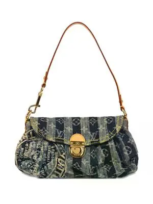 LOUIS VUITTON 2006 Mini Pleaty Raye Shoulder Bag