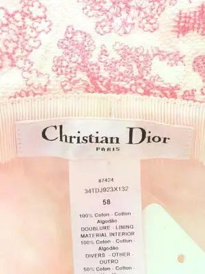 Dior D-bobby Embroidered Bucket Hat - Pink | Editorialist