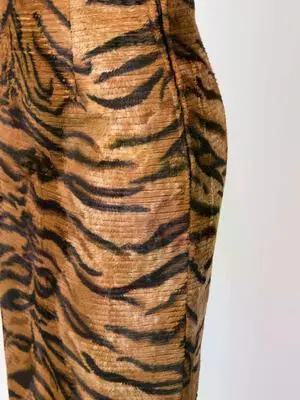 Gianfranco Ferre 1990s Animal-print Pencil Skirt