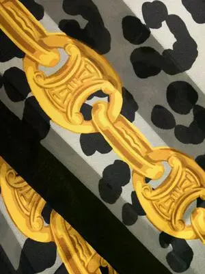 Celine 1980s Pre-owned Graphic-print Silk Scarf