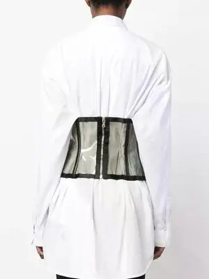 Dolce & Gabbana 2000s Patent Leather Corset Belt