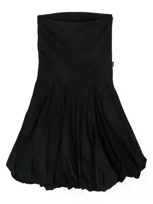 Moschino 2000s Strapless Peplum Mini Dress
