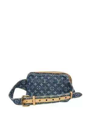 LOUIS VUITTON 2007 Monogram Denim Belt Bag