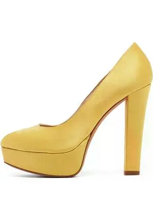 Alexander McQueen Leather Heeled Pumps