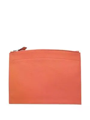 Hermès Togo Bazar Pouch - Orange