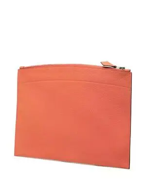 Hermès Togo Bazar Pouch - Orange