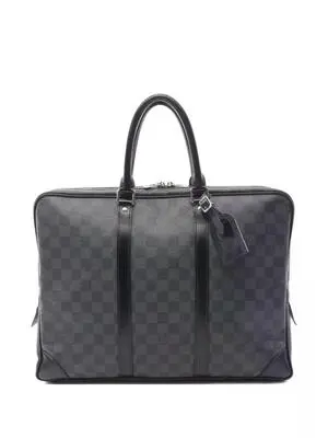 LOUIS VUITTON 2010 Monogram Briefcase - Black