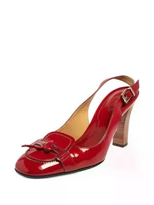 TOD'S 85mm Leather Slingback Pumps