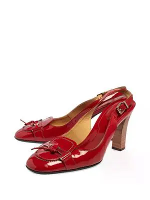 TOD'S 85mm Leather Slingback Pumps
