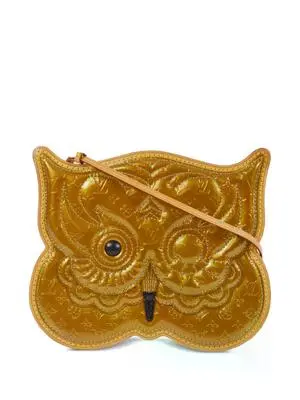 LOUIS VUITTON 2002 Pochette Conte De Fées Owl Mini Bag - Gold