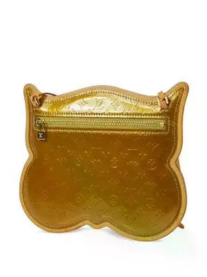 LOUIS VUITTON 2002 Pochette Conte De Fées Owl Mini Bag - Gold
