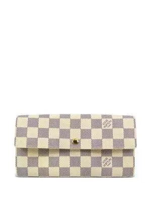 LOUIS VUITTON 2007 Sarah Continental Wallet - White