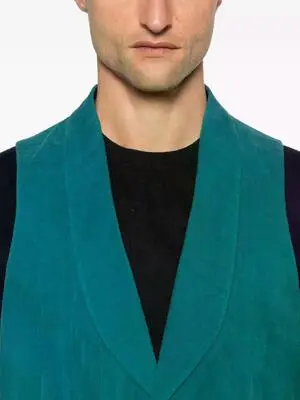 ROMEO GIGLI 1990s Shawl-collar Gilet