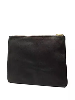 Gucci Medium Leather Logo Portfolio Clutch Bag