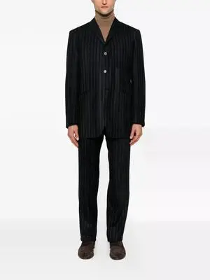 ROMEO GIGLI 1990s Striped Suit - Blue