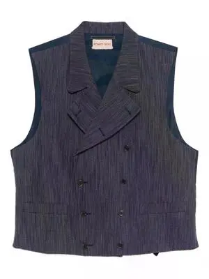Romeo Gigli Collared Vests For Men