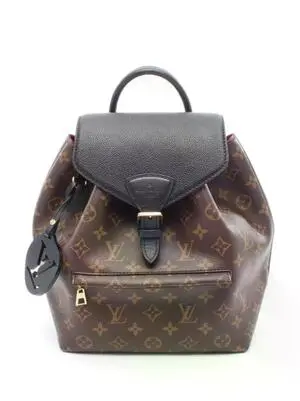 LOUIS VUITTON Montsouris Monogram Backpack - Brown
