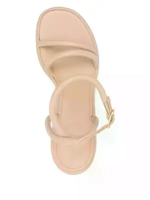 Fendi 90mm Logo-heel Sandals