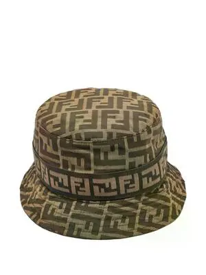Fendi Zucca Canvas Bucket Hat - Brown