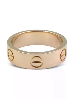 CARTIER 2010s 18k Rose Gold Love Ring - Pink