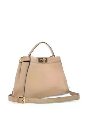 Fendi Medium Leather Peekaboo Iconic Satchel