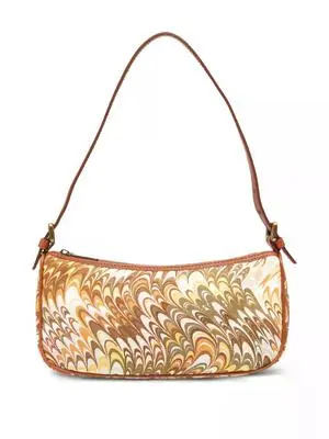 Celine 2000 Printed Canvas Shoulder Bag