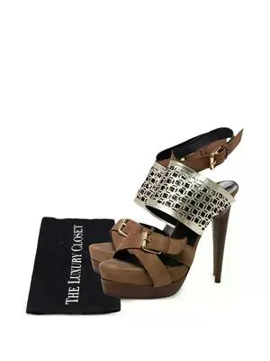 Pierre Hardy 130mm Buckle-detail Platform Sandals