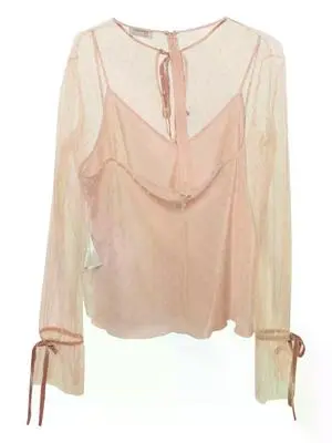 Red Valentino Tulle Blouse