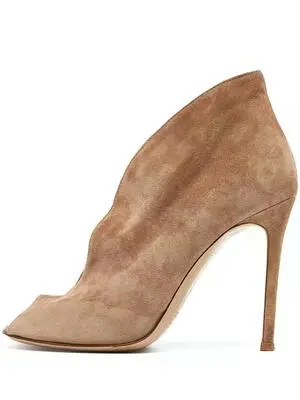 Gianvito Rossi Peep Toe Booties
