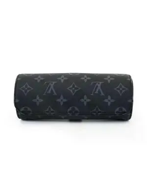 LOUIS VUITTON Monogram Eclipse 3-watch Case