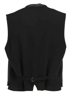 ROMEO GIGLI 1990s Striped Single-breasted Waistcoat