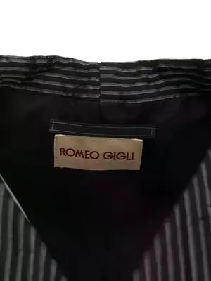 ROMEO GIGLI 1990s Striped Single-breasted Waistcoat