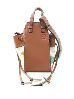 Loewe 2010s X Paula's Ibiza Mini Hammock Tote Bag - Brown