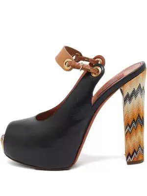 Missoni Leather Zig-zag Pumps
