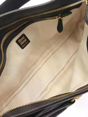 Miu Miu Adventure Leather Tote Bag