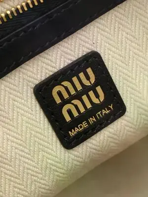 Miu Miu Adventure Leather Tote Bag