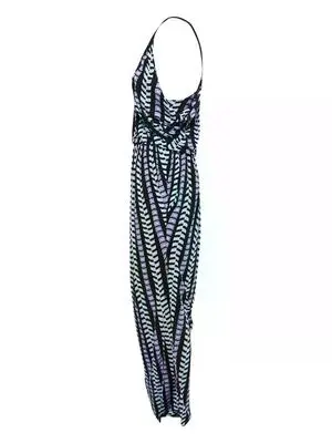 Balenciaga Geometric-print Maxi Dress