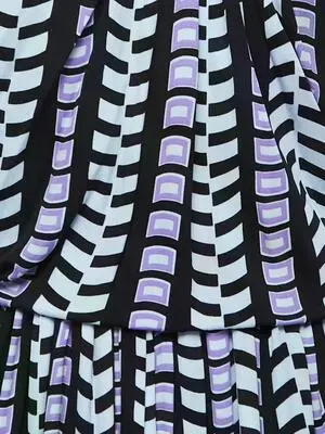 Balenciaga Geometric-print Maxi Dress