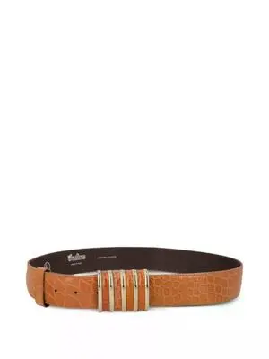 Vintage Cocco Leather Belt - Brown